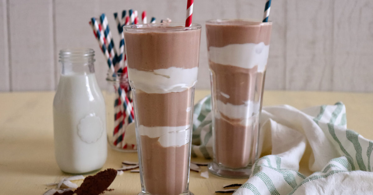 Dark Chocolate Coconut Kefir Smoothie - Start Healthy