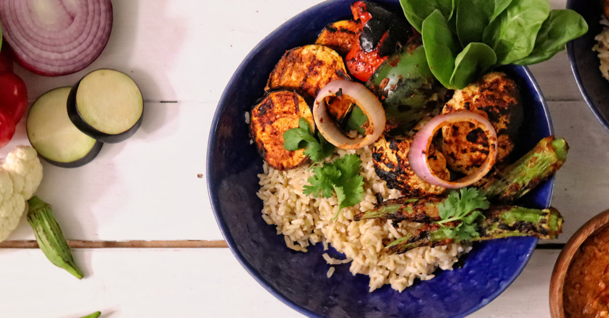 Tikka Masala Grilled Vegetable Bowls - Start Healthy
