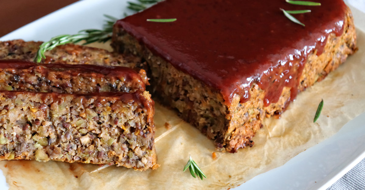 Lentil Loaf with Currant Glaze - Start Healthy