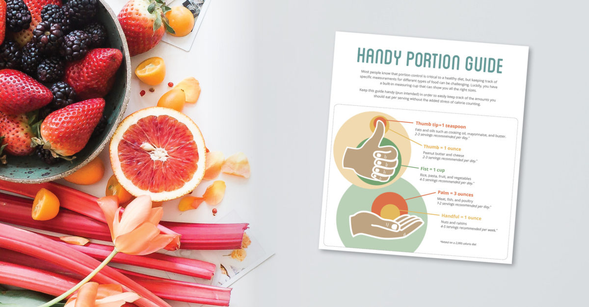 A Helpful Portion Control Guide - Start Healthy