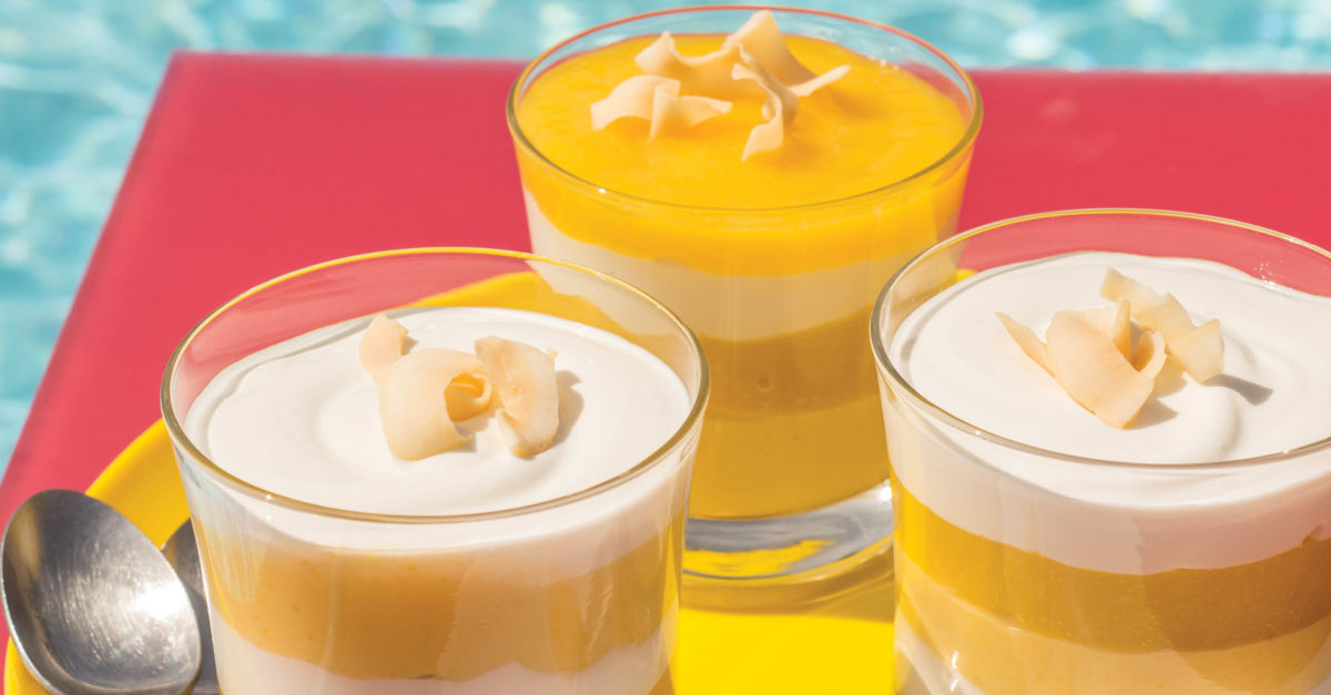 Passion Fruit, Mango, And Coconut Parfaits - Start Healthy