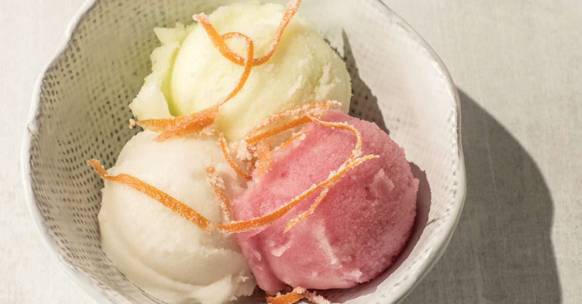 Red Grapefruit–Rose Sorbet - Start Healthy