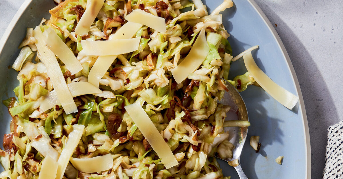 Wilted Cabbage and Warm Shallot Salad - Start Healthy